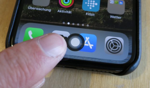 Virtuellen Homebutton (AssistiveTouch) für das Apple iPhone X ...